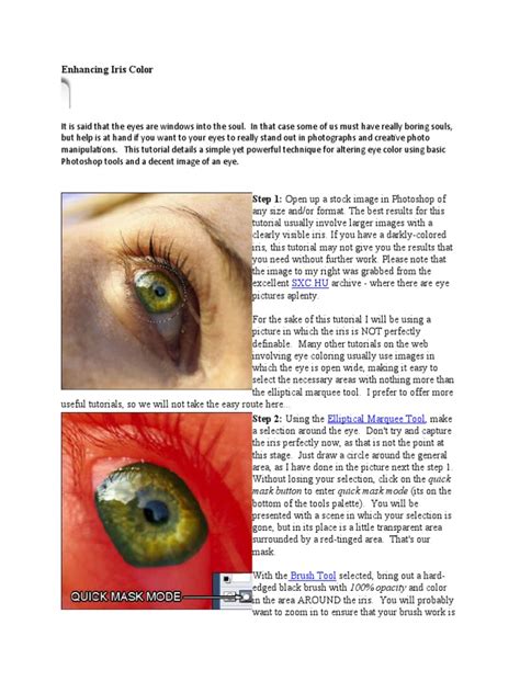 Enhancing Iris Color Pdf Multidimensional Signal Processing Graphics