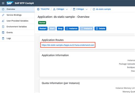 Deploying Custom Widget Into Sap Btp Cloudfoundry Sap Community
