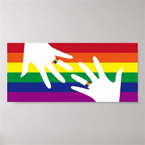 Same Sex Wedding Poster Zazzle Com