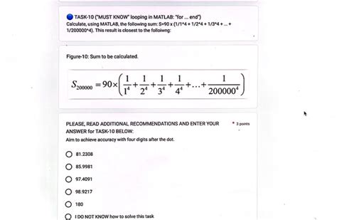 Solved Task 10 Must Know Looping In Matlab For