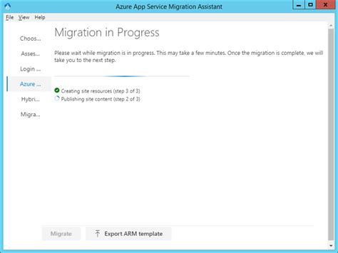 App Migration Tool Goes Blank With No Error Message · Issue 31 · Azure