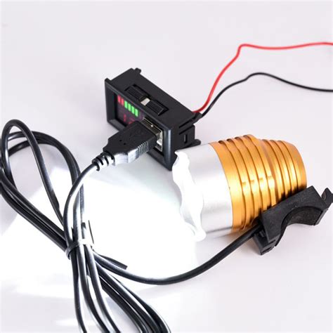 12v Digital Voltmeter Voltage Battery Panel For Car Usb 5v 2a Output