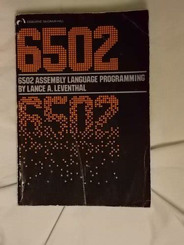 6502 assembly language subroutnes leventhal 9780079310590
