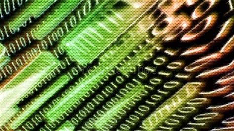 Motion Background Matrix Style Randomly Generated Words Letters Numbers Fonts Characters And