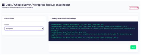 How To Backup Wordpress To Snapshooter Storage Snapshooter Tutorials