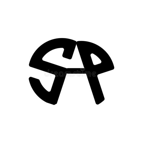 Sap Letter Logo Design On Black Background Sap Letter Logo Design
