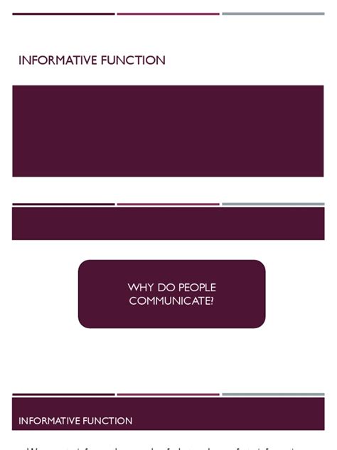 Informative Function Of Communication Pdf