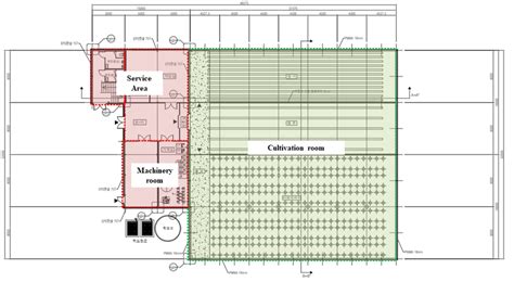 Floor Plan Of Smart Farm Download Scientific Diagram