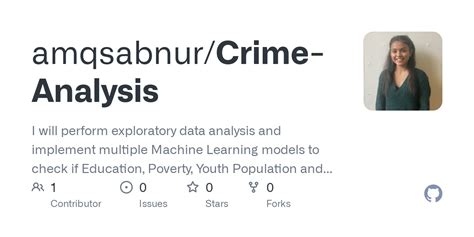 GitHub Amqsabnur Crime Analysis I Will Perform Exploratory Data Analysis And Implement