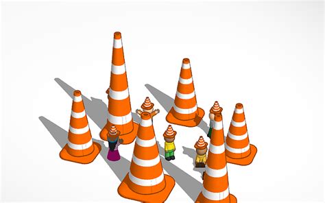 3d Design Party In The Cone World Tinkercad