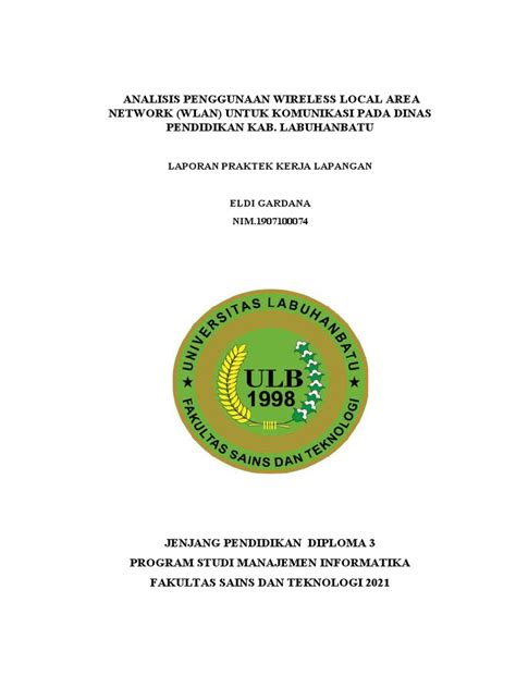 analisis penggunaan wireless local area network pdf