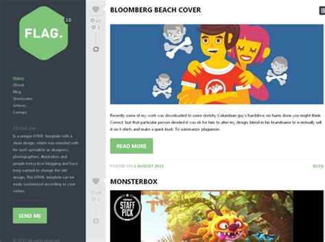 21 Absolutely New Responsive Blogmagazine Style Wordpress Themes Idevie