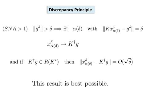 PPT INVERSE PROBLEMS And REGULARIZATION THEORY Part II PowerPoint Presentation ID