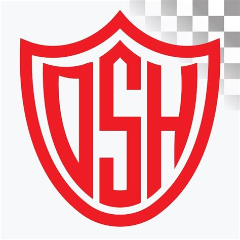 Premium Vector Dsh Letter Logo Design