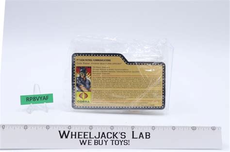 Python Tele Viper Officer GI Joe Convention Hasbro Action Figure NEW SEALED Wheeljack S Lab