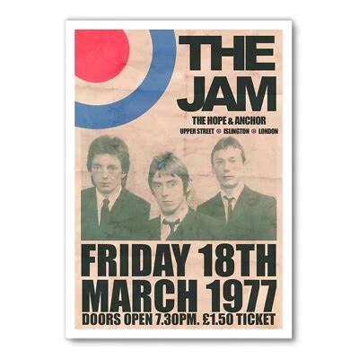 The Jam Artists Groups Music Memorabilia Sounds Magazine