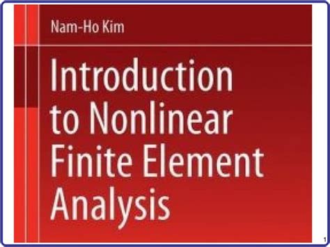 nonlinear finite element method for engineer ppt