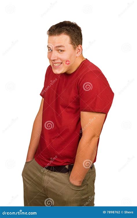 Her Kiss Made Me Shy Stock Photo Image Of Bashful Humor
