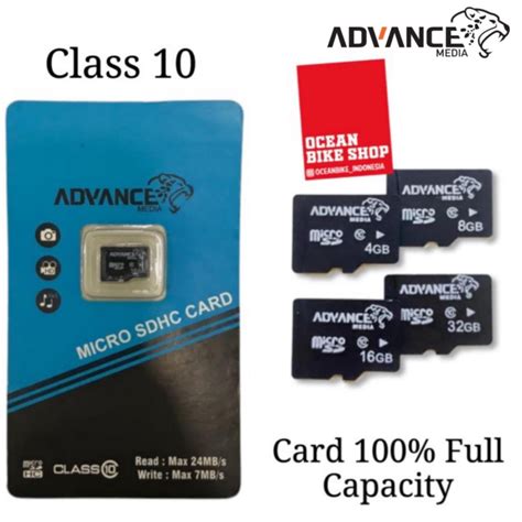 Jual Advance Media Memory Card Kartu Memori Tf Class Kapasitas Gb Mmc Class