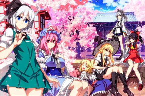 Konpaku Youmu Yuyuko Saigyouji Alice Margatroid Kirisame Marisa Hakurei Reimu Mononobe No