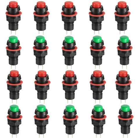 Buy RUNCCI YUN Self Locking Latching Push Button Switch Latching SPST Latching Push Button