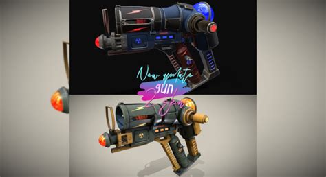 Sci Fi Gun In Weapons Ue Marketplace