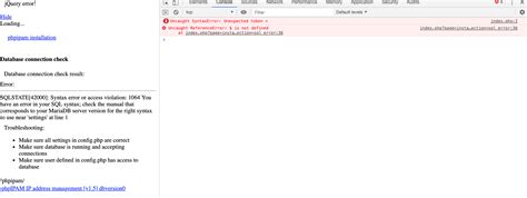 Database Connection Refused During Installation Issue 2653 Phpipam