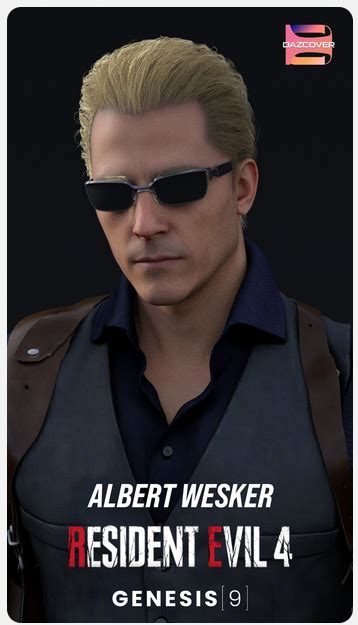 Re4r Albert Wesker For G9 Free Daz 3d Models