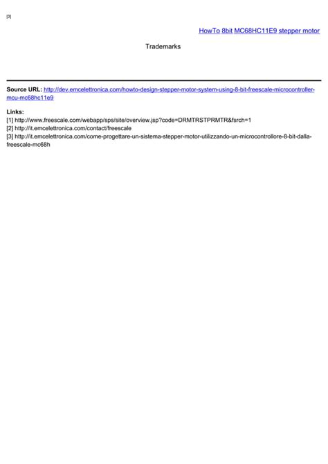 howto design a stepper motor system using an 8 bit freescale microcontroller mcu mc68hc11e9 pdf