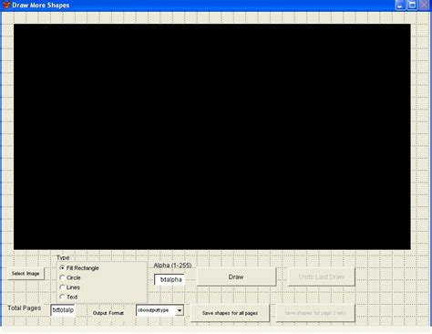 VFP How To Draw Rectangles Circles Lines Text And Freehand On The Image Using Visual FoxPro