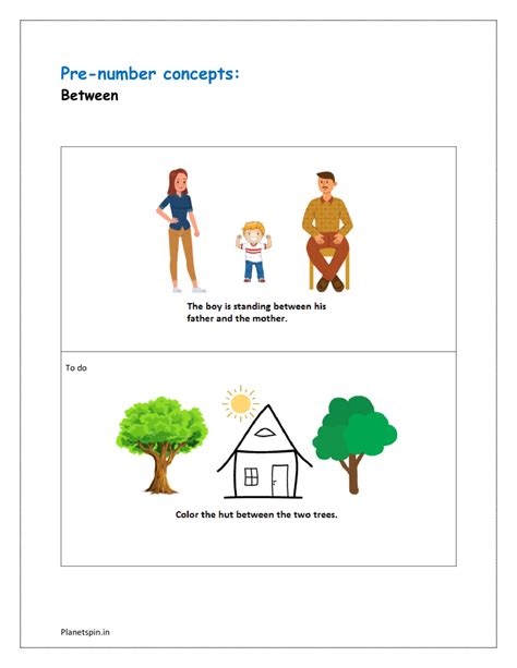 Worksheet On Pre Number Concept For Grade 1