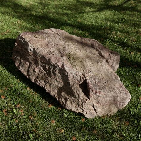 Mottled Angled Large Rock Boulder Model Red Poliigon