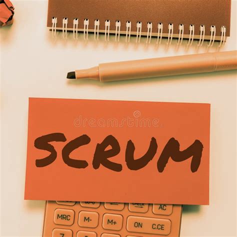 Text Sign Showing Scrum Business Approach Handwriting As Distinct From