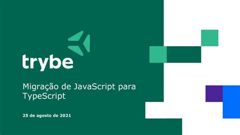 Migração De Javascript Para Typescript Speaker Deck