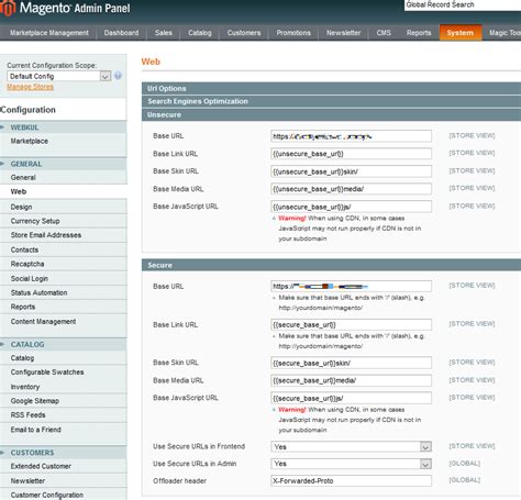 Magento SSL Secure Entire Frontend All Pages Magento Stack Exchange