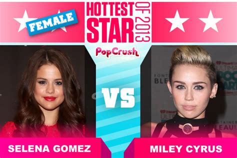 Selena Gomez Vs Miley Cyrus Hottest Star Of 2013 Round 1