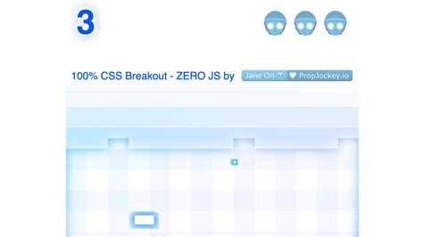 100 Css Breakout Game