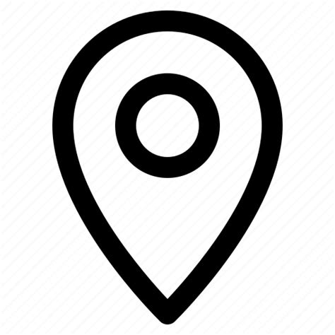 location map marker navigation pin point pointer icon