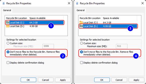 How To Bypass Recycle Bin Permanently In Windows And WinDOSPC