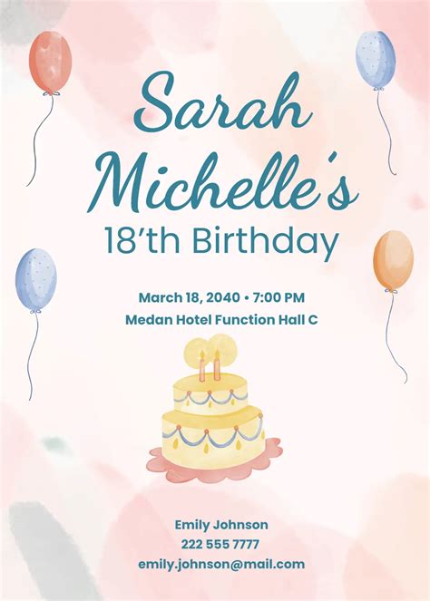 10 Classic Debut Invitation Card Templates Free Premium Templates