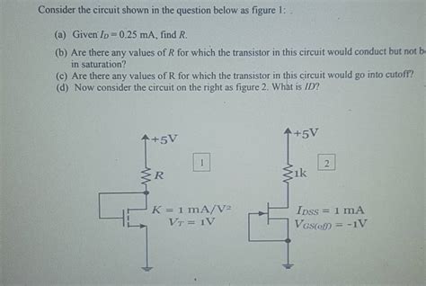 Consider The Circuit Shown In Figure 1