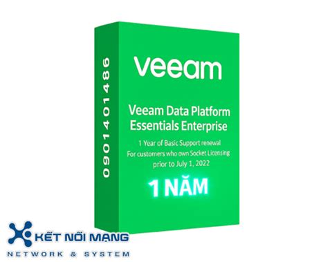Gia Hạn 1 Năm Hỗ Trợ Basic Veeam Essentials Enterprise Ketnoimangvn