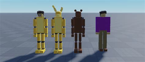 fnaf characters prototype r robloxgamedev