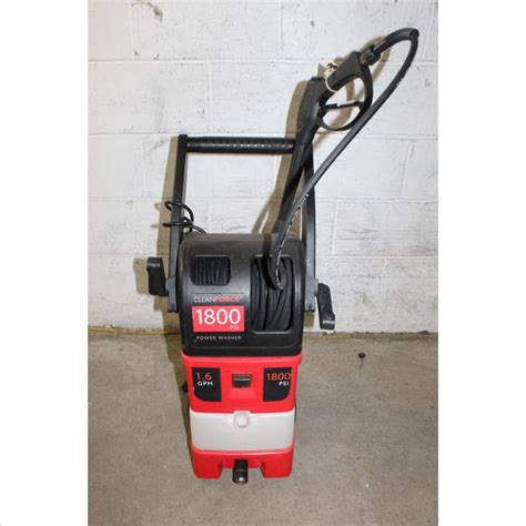 Clean Force Electric Pressure Washer Property Room