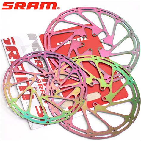 sram 유압 디스크 브레이크 로터 160 180 203mm 중심선 브레이크 디스크 내마모성 도로 산악 자전거 브레이크 로터