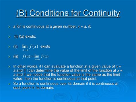 Ppt Bcc019 Continuity And Differentiability Of Functions Powerpoint Presentation Id257105