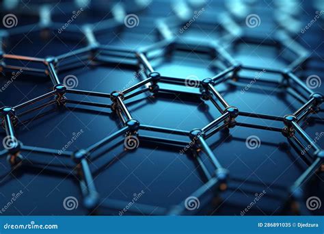 Graphene Molecular Grid Stock Illustration Illustration Of Molecular 286891035