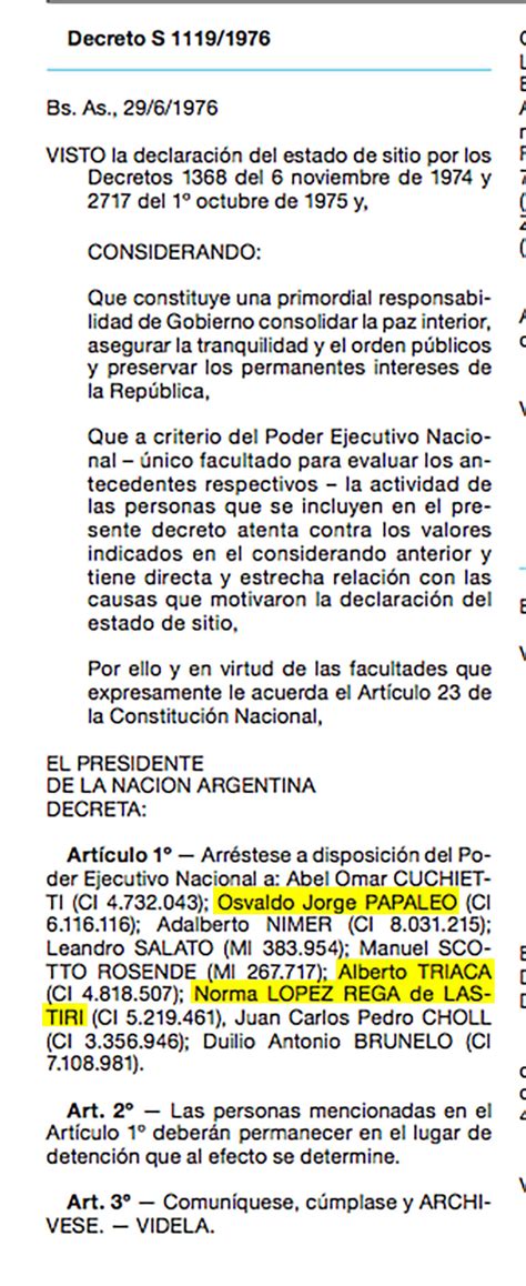 Los Decretos Secretos De La Dictadura Infobae Los Decretos Secretos De La Dictadura Infobae