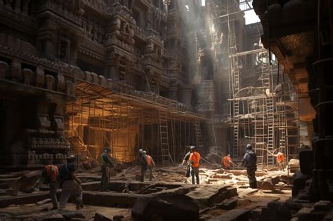 Premium Photo Structural Engineers Inspecting The Intricate And 00648 01