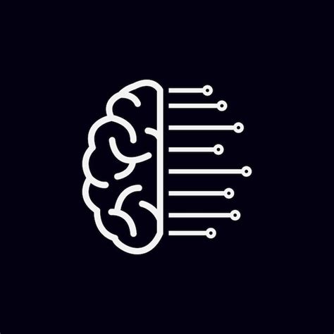 Premium Vector Artificial Brain Logo Template